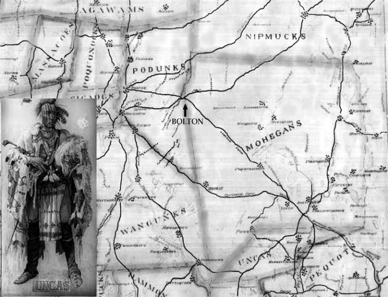 Uncas and Miantinomo - Bolton Historical Society